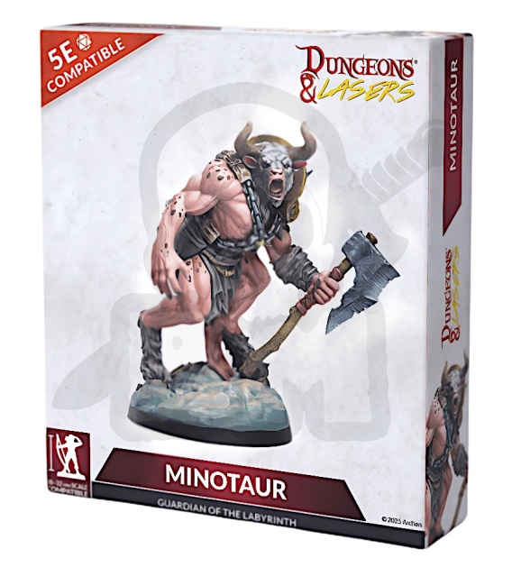 Battle-Models > Dungeons & Lasers - Minotaur - władca labiryntu